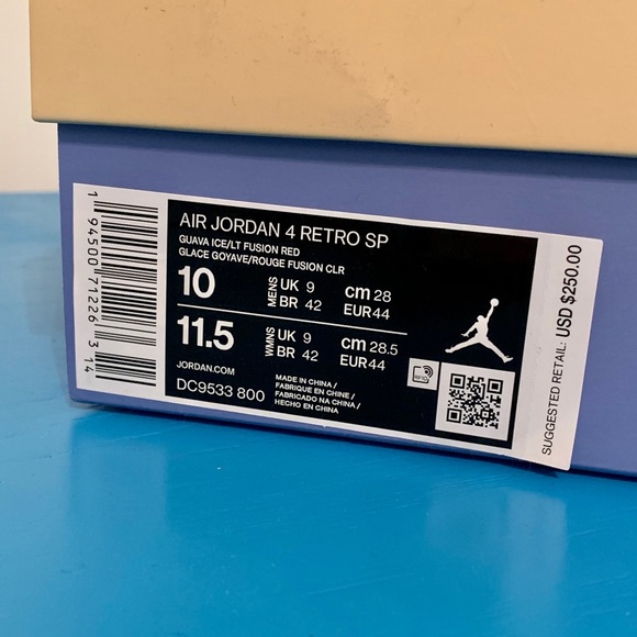 Jordan | Shoes | Jordan Iv Retro Union Guava Ice 220 | Poshmark